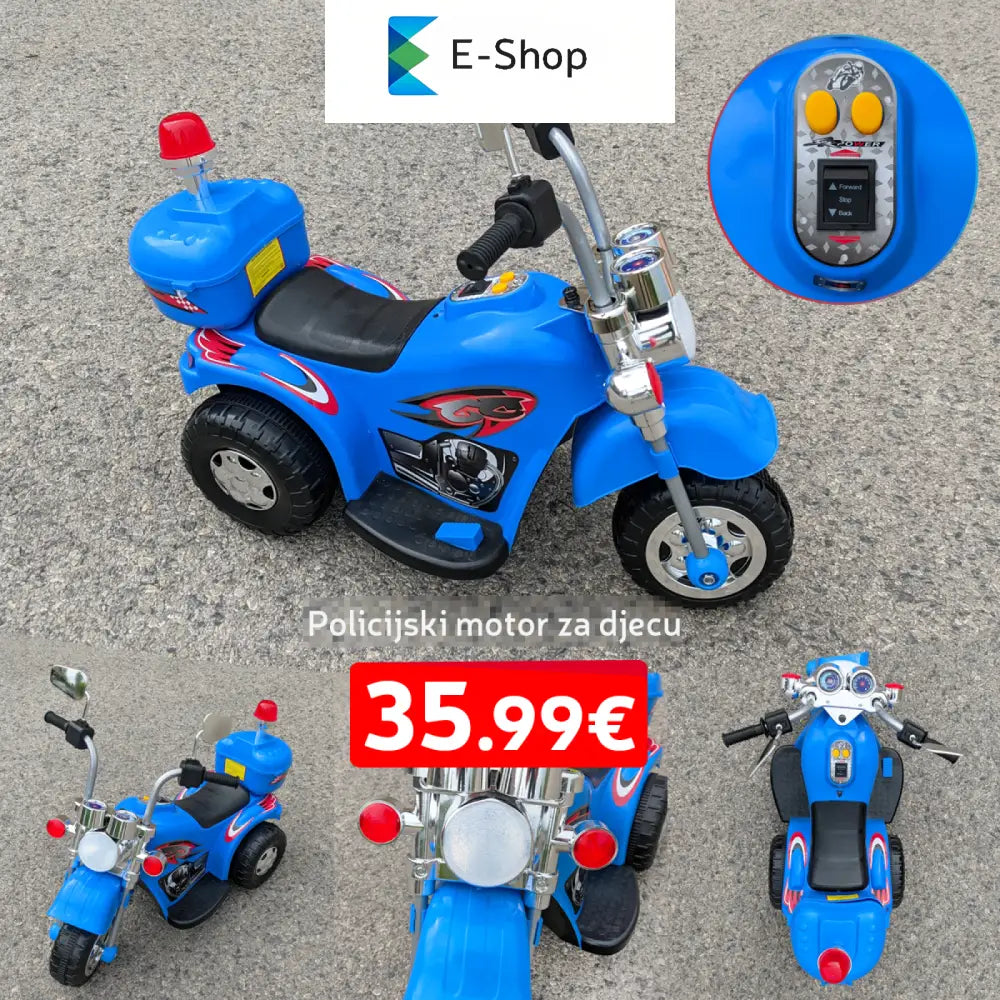 POLÍCIA MOTORKA PRE DETI – E-Shop Slovakia