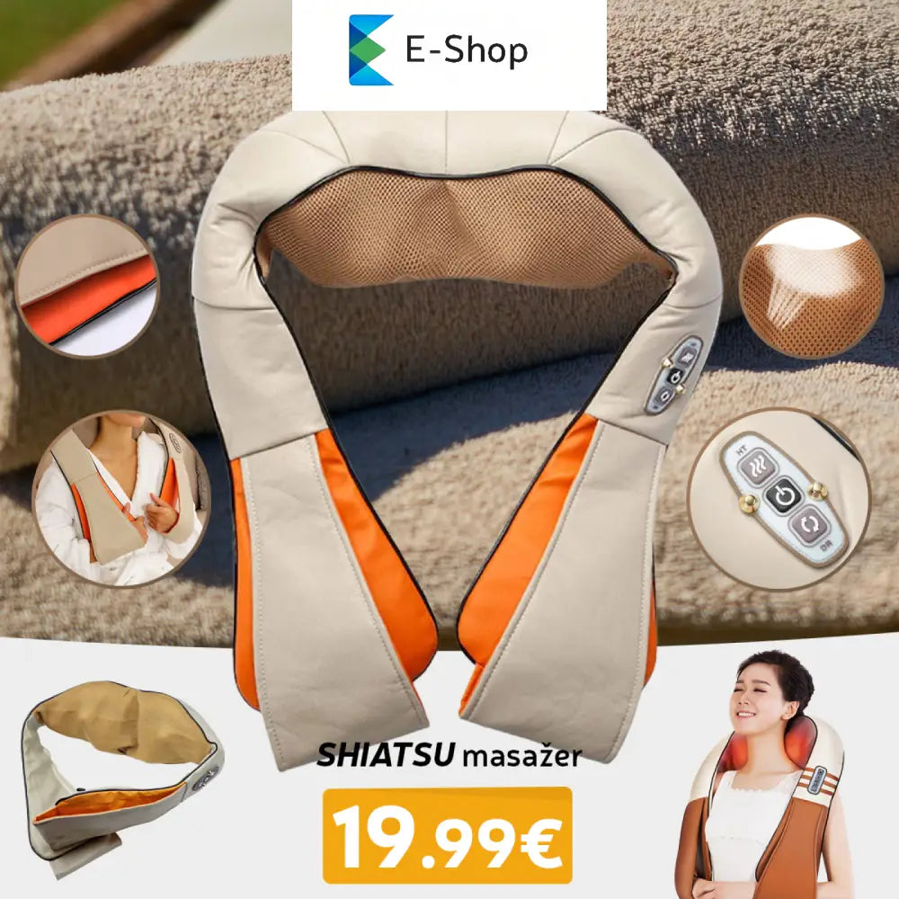 SHIATSU MASÁŽNY PRÍSTROJ – E-Shop Slovakia